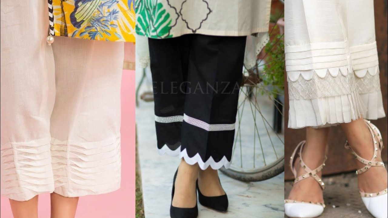 New trendy capri trouser designs designers trousers stiching ideas ...