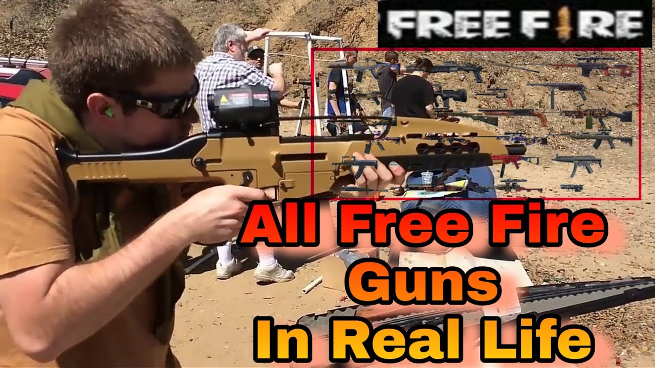 All Guns Of Garena Free Fire In Real Life Stylest Gamer Total Gaming ...