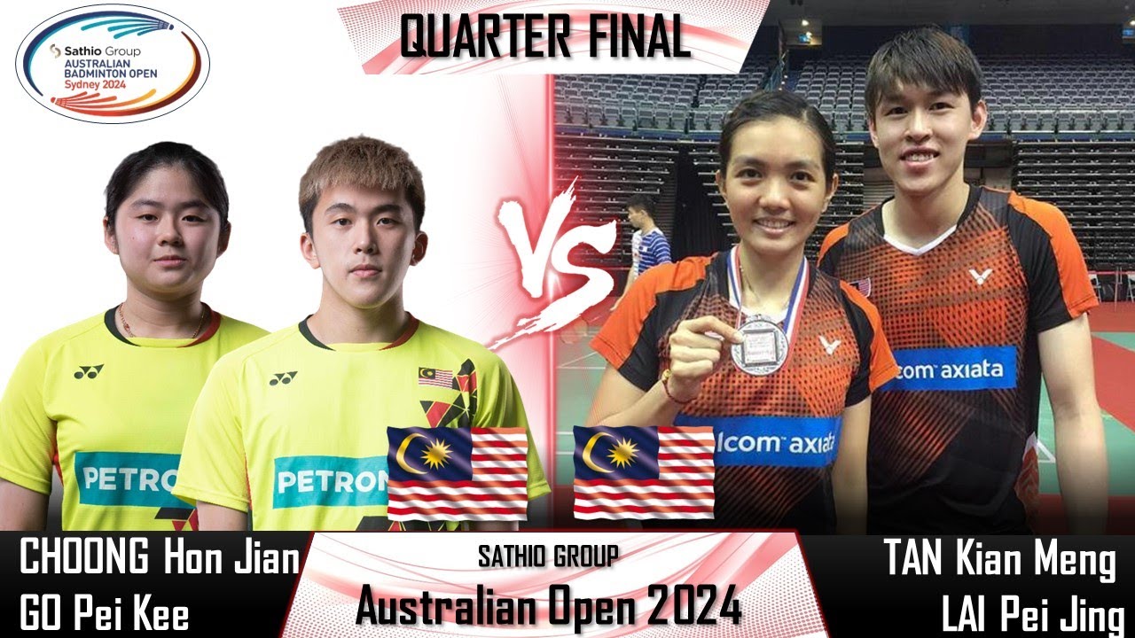 CHOONG Hon Jian /GO Pei Kee vs TAN Kian Meng /LAI Pei Jing | Australian ...