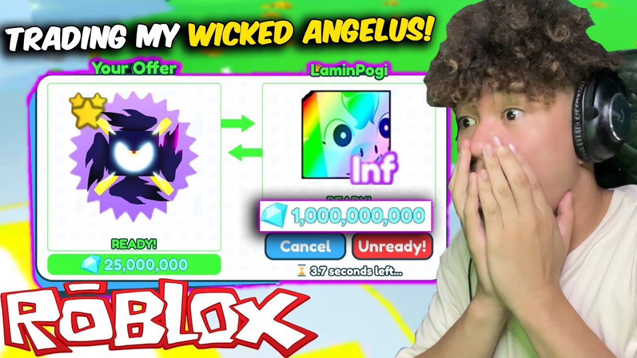 Pet Simulator X | ROBLOX | TRADING MY WICKED ANGELUS! | MAY NAG OFFER ...