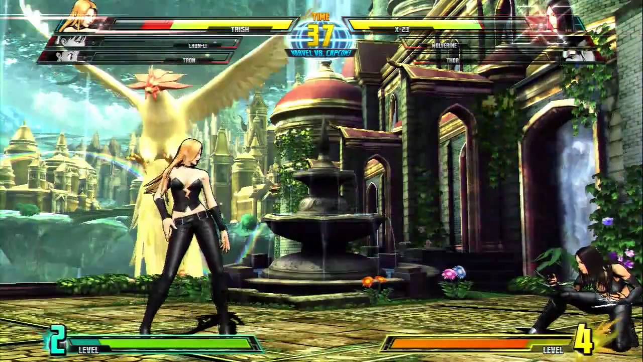 Marvel vs Capcom 3 'Tron Bonne, Chun Li, Trish vs Wolverine, Thor, X-23 ...