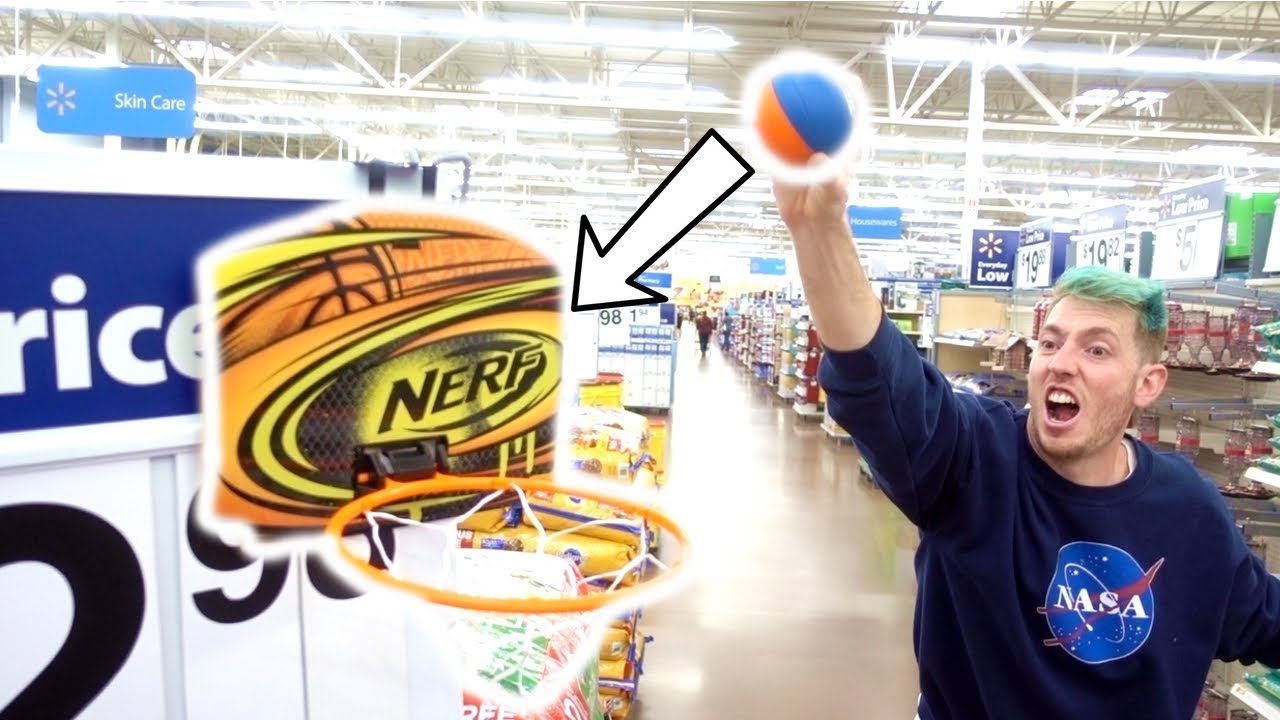 TRICK SHOTS IN THE STORE! - YouTube