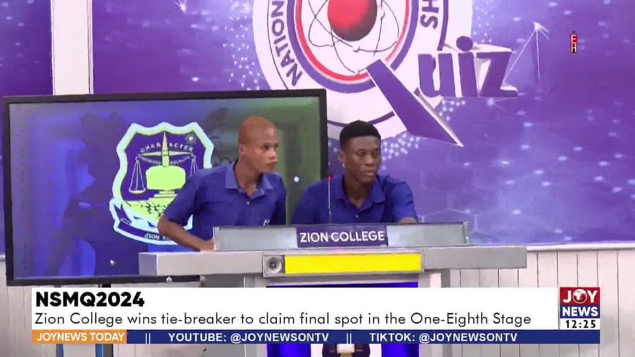 NSMQ2024: Zion College wins tie-breaker to claim final spot in the One ...