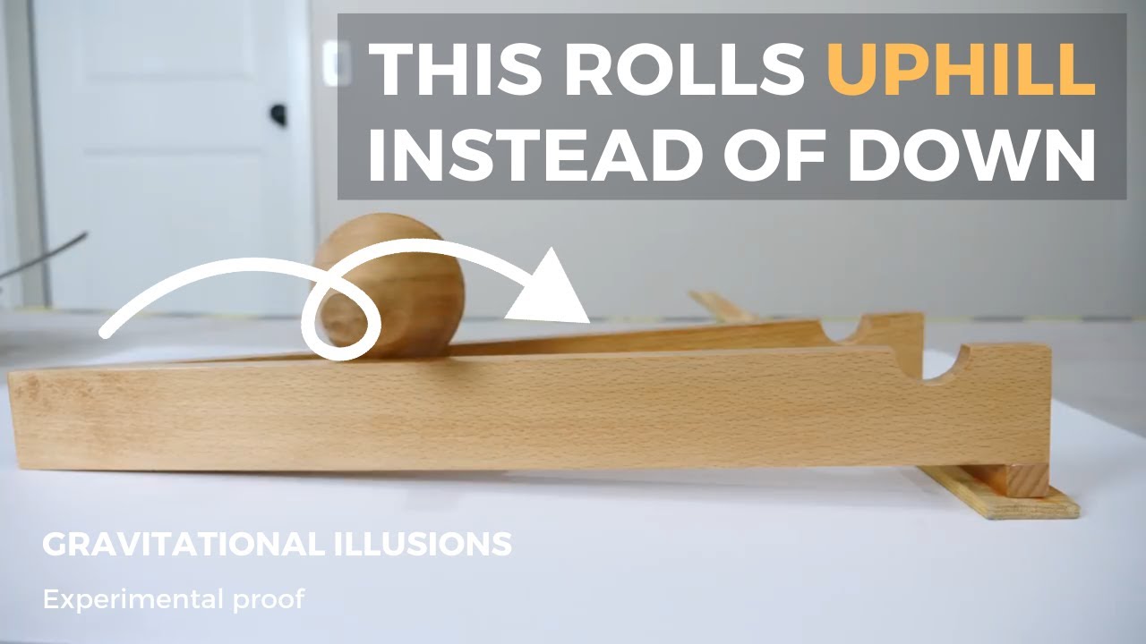 This Weird Shape Rolls Uphill Instead of Down || The Double Cone Hill ...