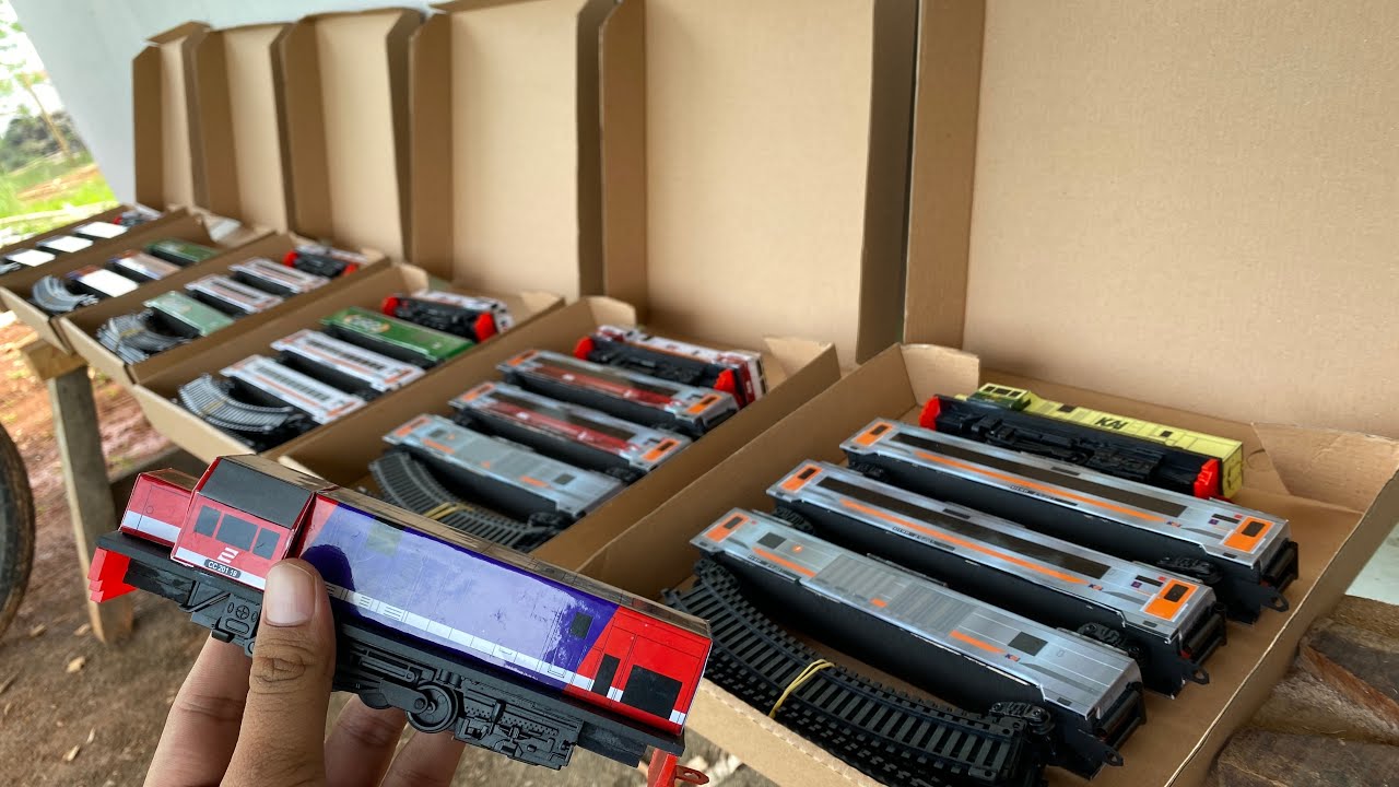 😮Gerebek!! Pabrik Pembuatan Mainan Kereta Api Miniatur!! Ada ribuan ...