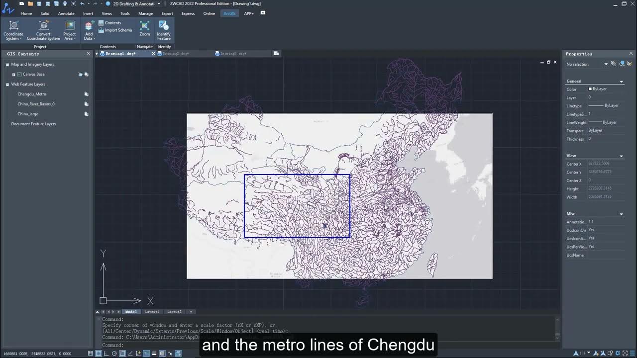 ArcGIS Module ZWCAD - YouTube
