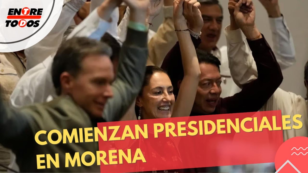 Comienza carrera presidencial en el partido Morena - YouTube