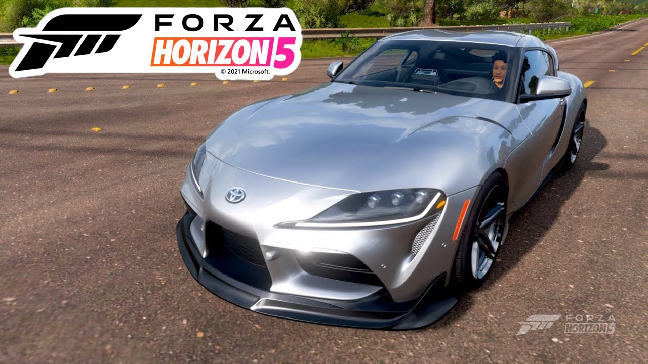 Toyota GR Supra Forza Horizon 5 Gameplay PC - YouTube