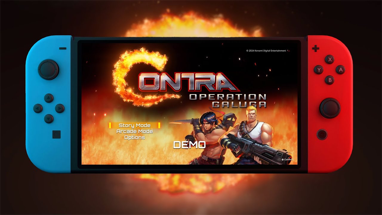 Contra Operation Galuga - Nintendo Switch Gameplay - YouTube