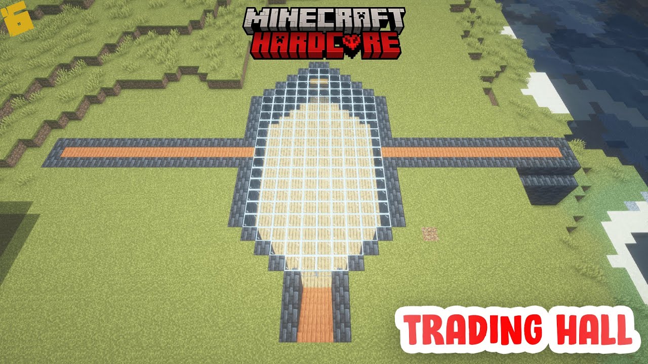 I Build an EASY VILLAGER TRADING Hall in Minecraft Hardcore (#6) - YouTube