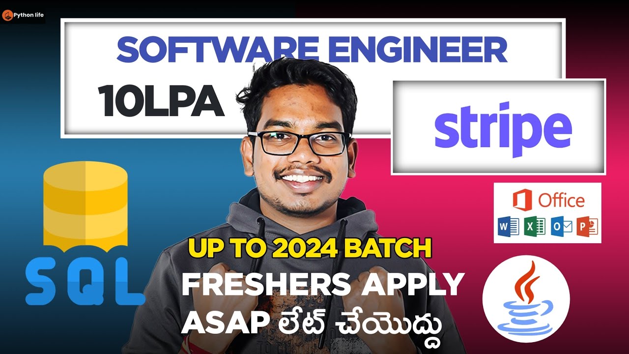 Stripe Company Hiring Software Engineer | 10LPA Package - YouTube