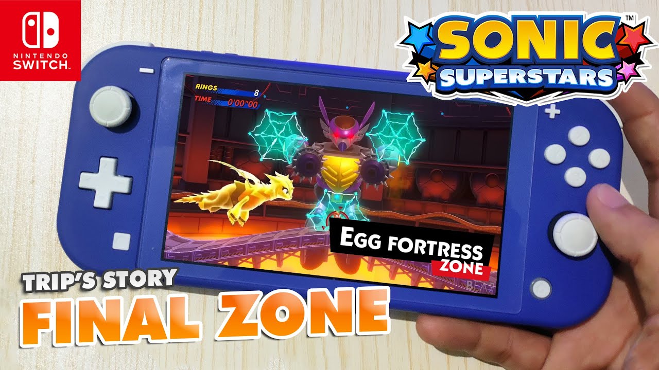 SONIC SUPERSTARS | Part 22 - Egg Fortress Zone - Trip's Story (Nintendo ...