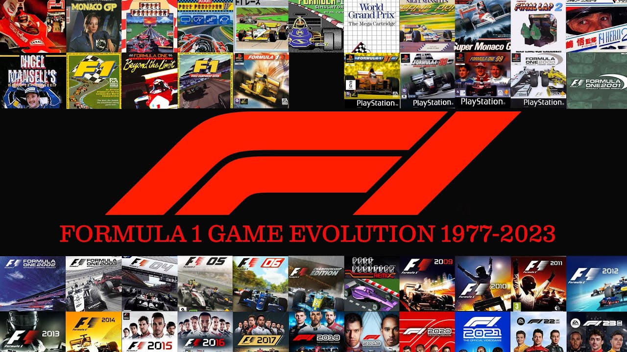 Evolution of F1 Games 1977-2023 | Silverstone - YouTube