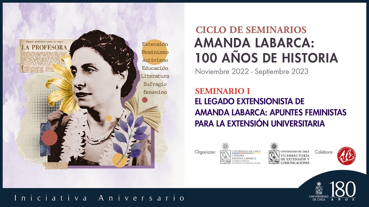 Primer Seminario del Ciclo "Amanda Labarca: 100 años de historia" - YouTube