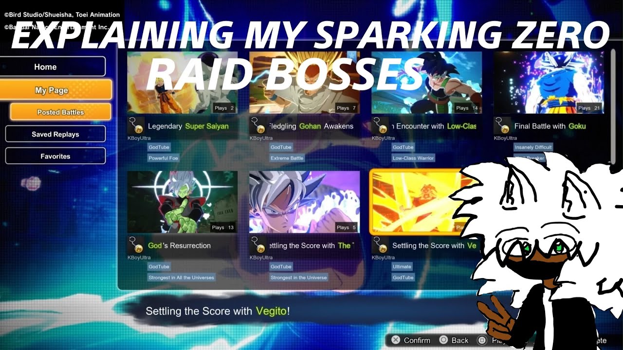 (Outdated) My Sparking! Zero Raid Bosses (explanation) - YouTube