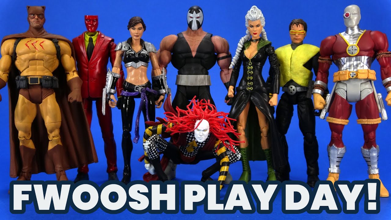 Fwoosh Flashback Play Day! Old Customs Marvel DC Universe Classics X ...