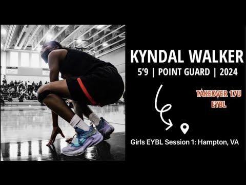 Kyndal Walker #24 (TTO 17U/SJC '24) Raw Highlights @ 17U Girl's EYBL ...