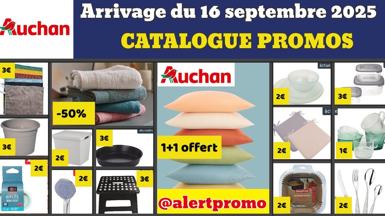 catalogue AUCHAN du 16 septembre 2025 Arrivage du jour les petits prix ...
