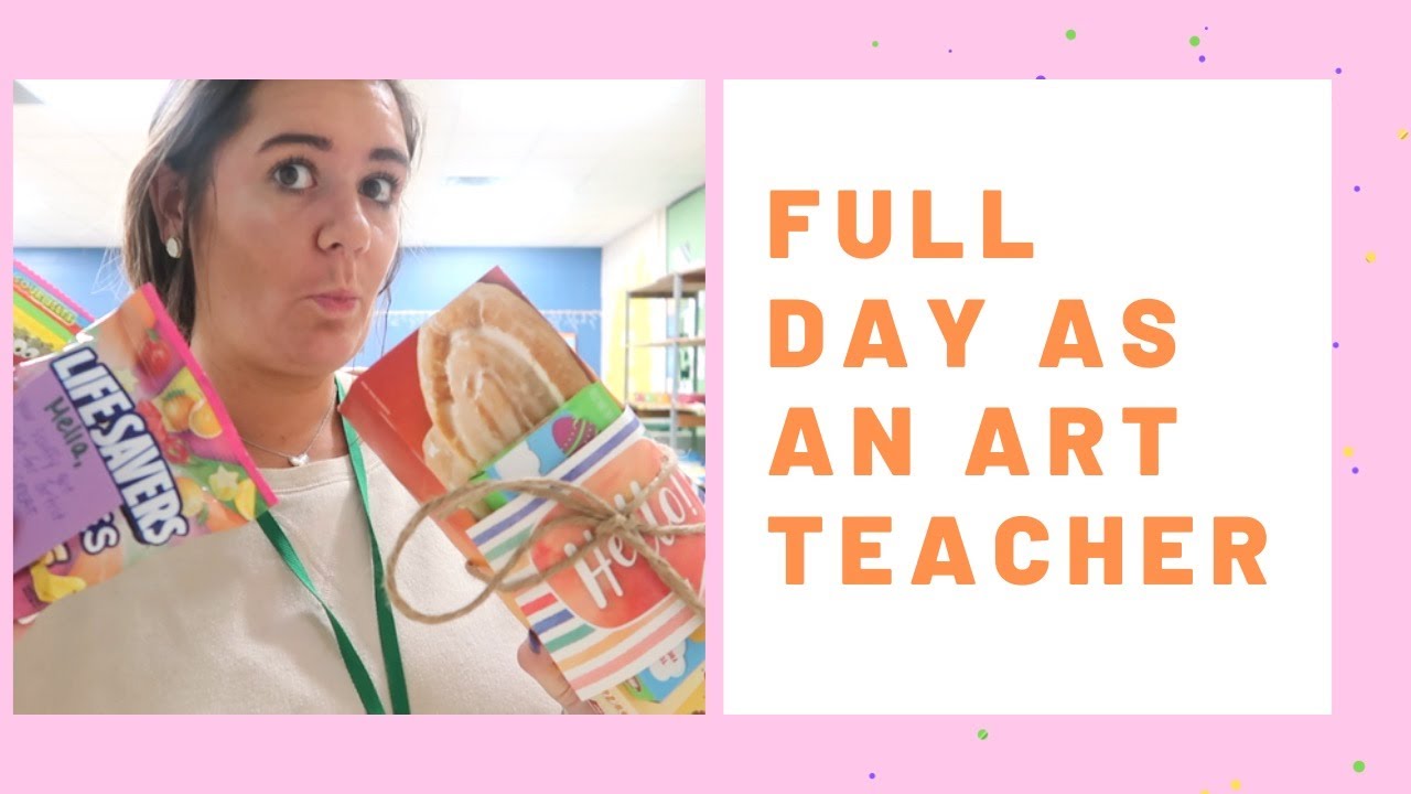 FULL DAY AS AN ART TEACHER | new projects, student/artist of the week ...