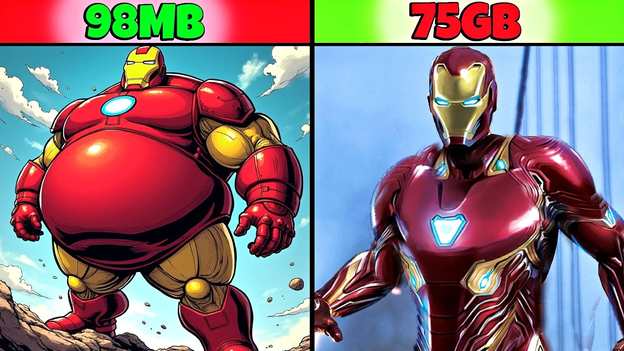 I Played *98 MB vs 75 GB* SUPER-HERO Game From PLAYSTORE‼️😱 || #gaming ...