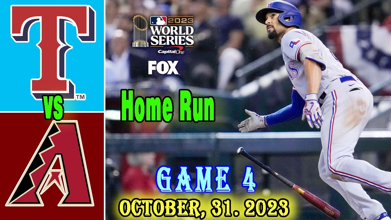 Texas Rangers Vs. D-backs (10/31/22) World Series 2023 game highlights ...