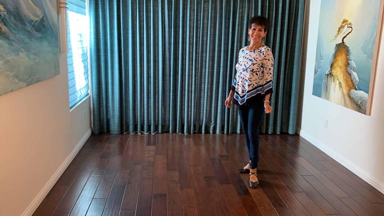 Sunset Memories line dance demonstration and tutorial by Stephie - YouTube