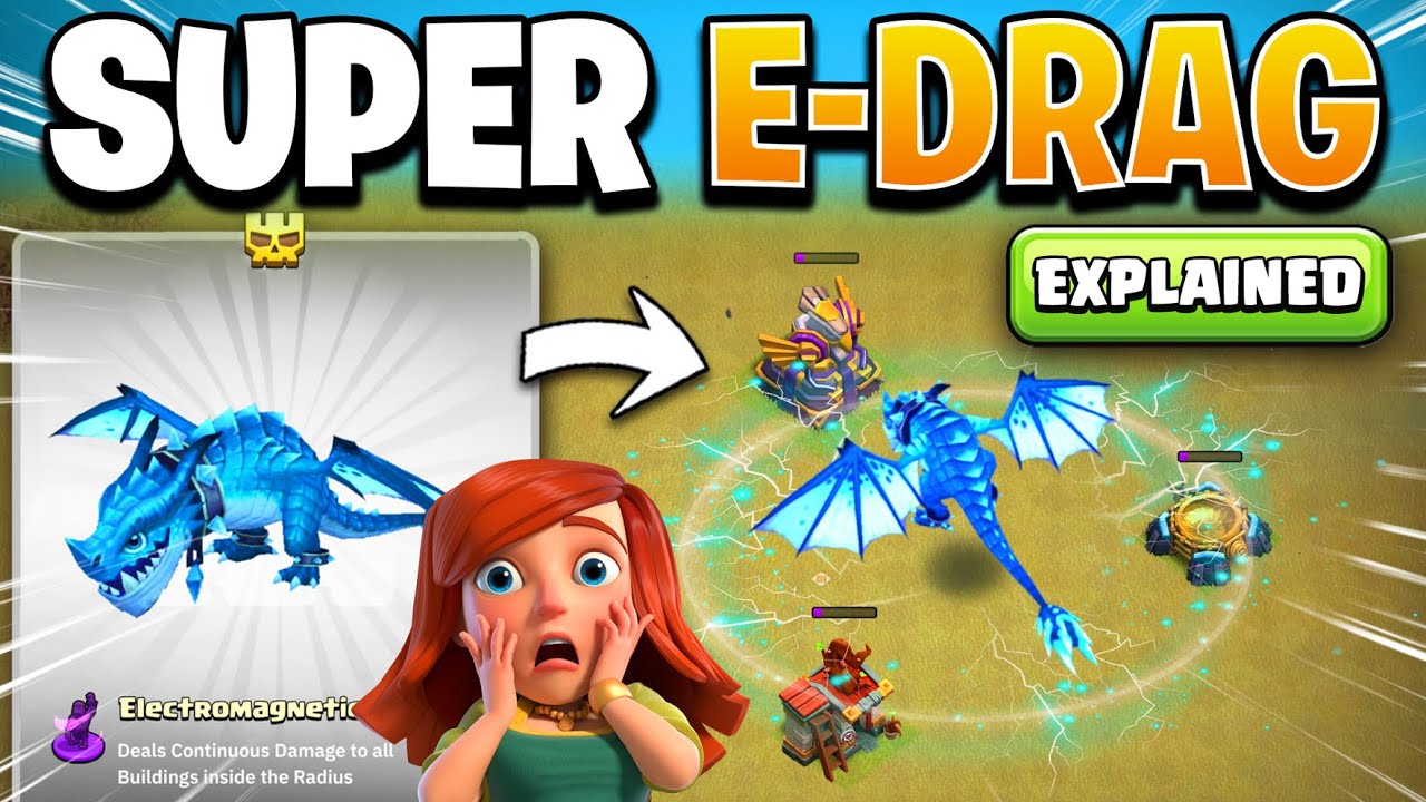 Super ELECTRO DRAGON Concept Idea for Clash of Clans 2024 Update - YouTube