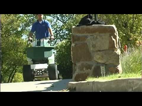 PermaGreen Triumph Spreader Sprayer In Action - YouTube