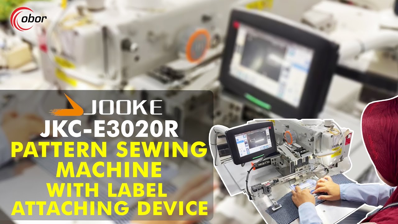 JOOKE JKC-E3020R Pattern Sewing Machine - With Label Attaching Device ...