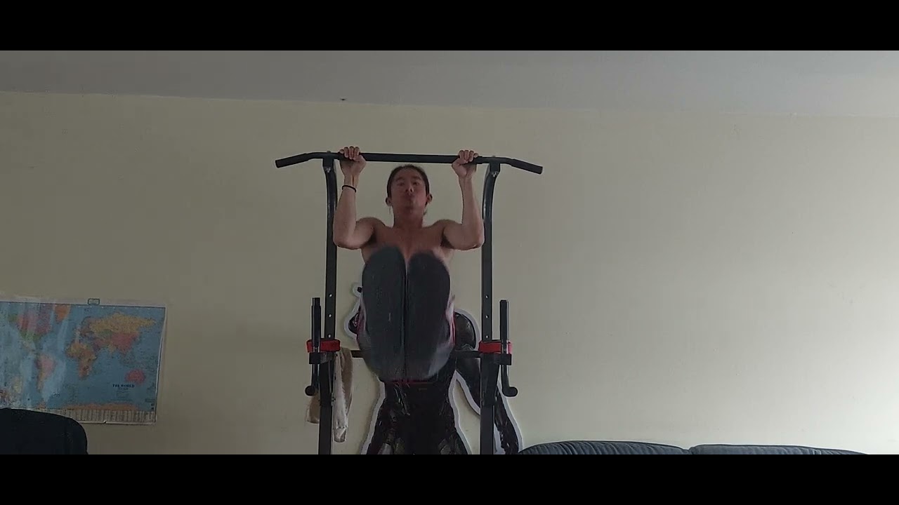 10 pull-ups every day | day 55 | L-sit pull-ups - YouTube