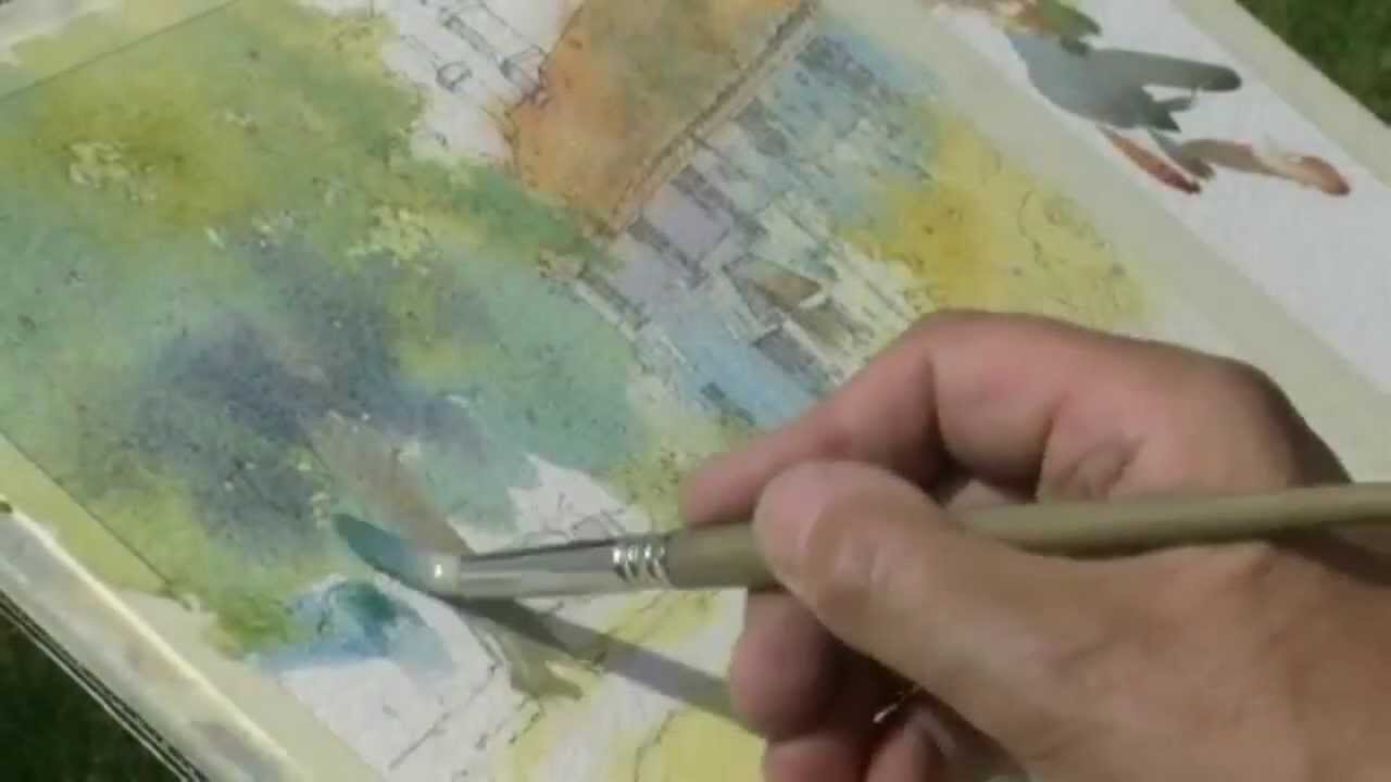 Successful Summer Watercolour Landscapes - YouTube