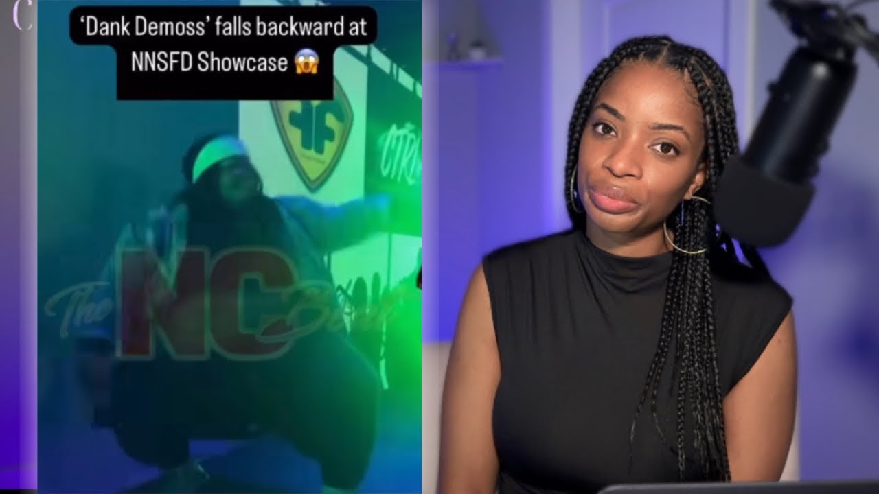 Dank Demoss Falls On Stage While Chasing Clout - YouTube