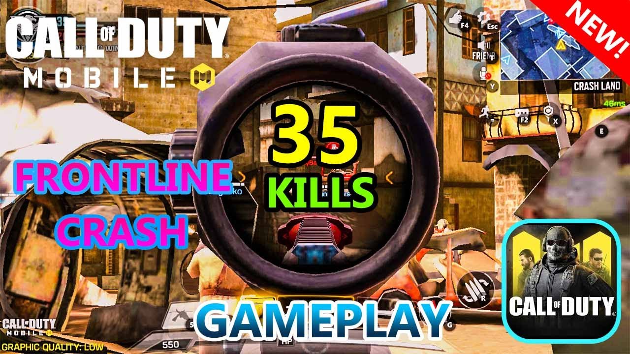 CALL OF DUTY MOBILE | FRONTLINE CRASH | 35 kills | GAMEPLAY # 2 - YouTube