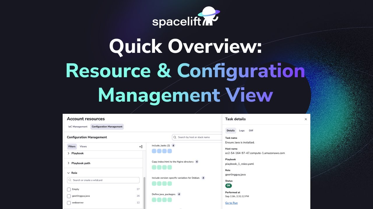 Quick Overview: Resource and Configuration Management View - YouTube