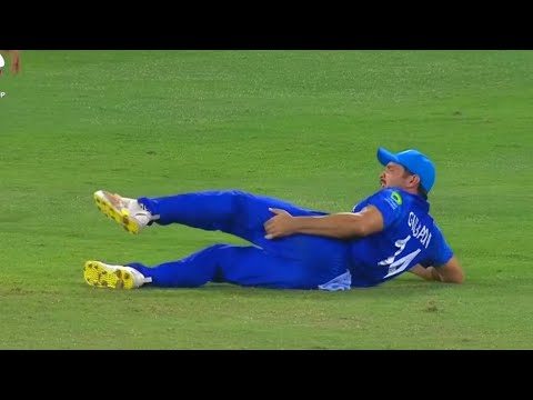 Gulbadin Naib fake hamstring injury acting to save his Team for winning, Afganistan vs Bangladesh