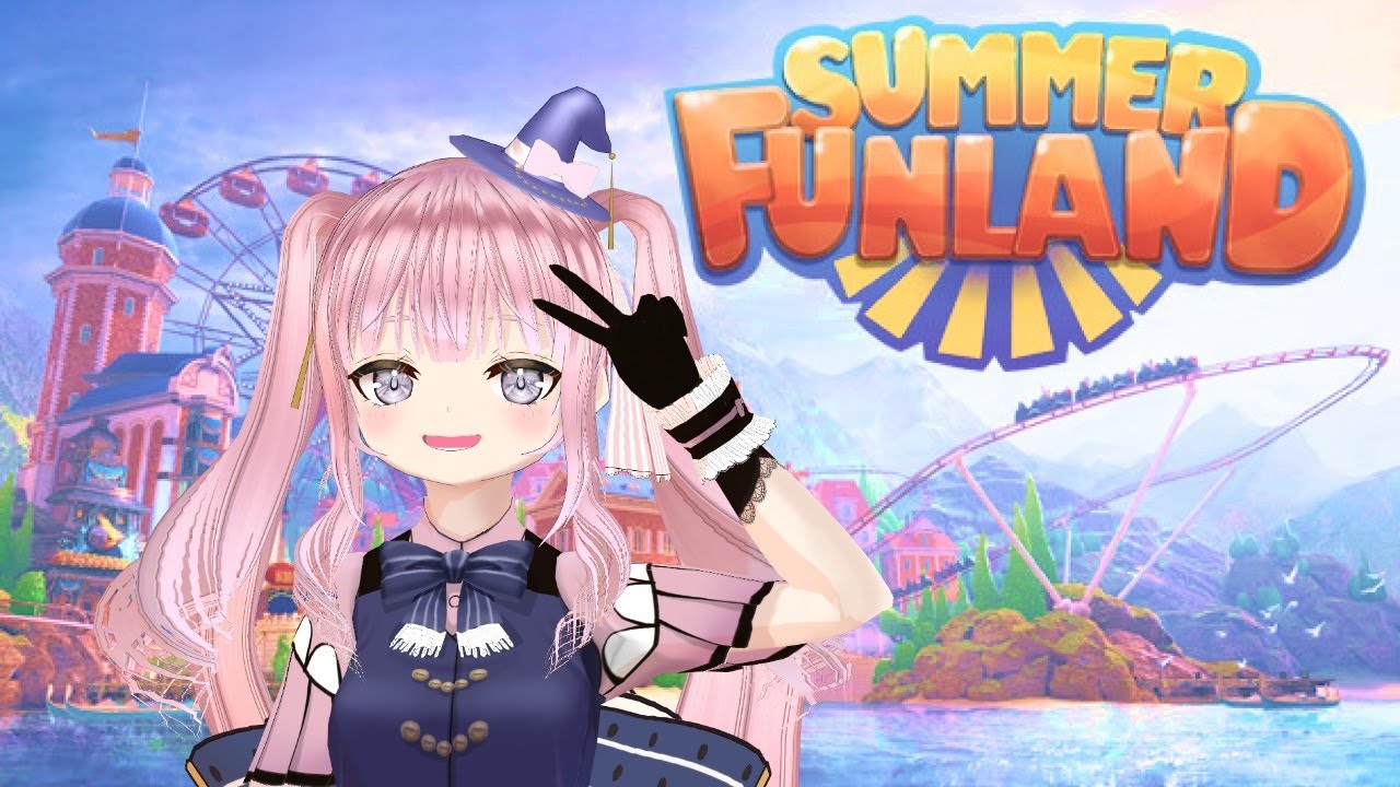 VR遊園地で遊ぼう！Summer Funland【3DモデルVtuber】 - YouTube