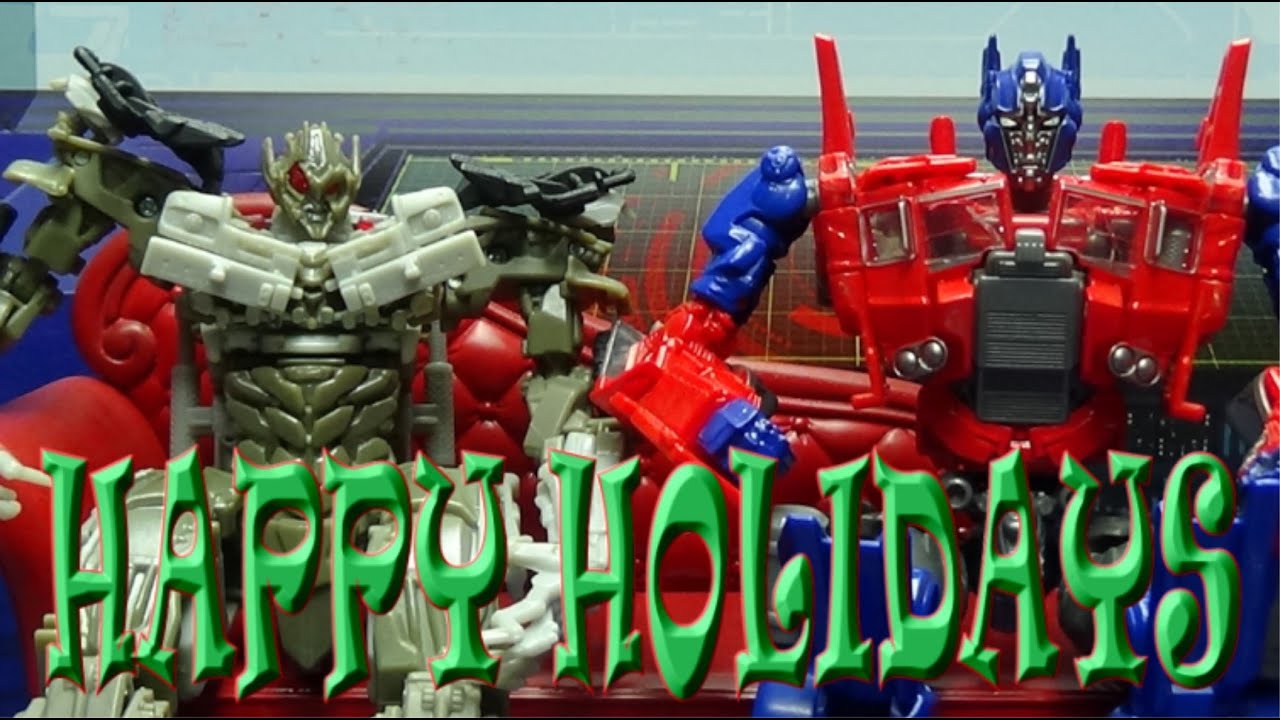 A HOLIDAY MESSAGE FROM MEGATRON & OPTIMUS PRIME: An EmGo Skit - YouTube