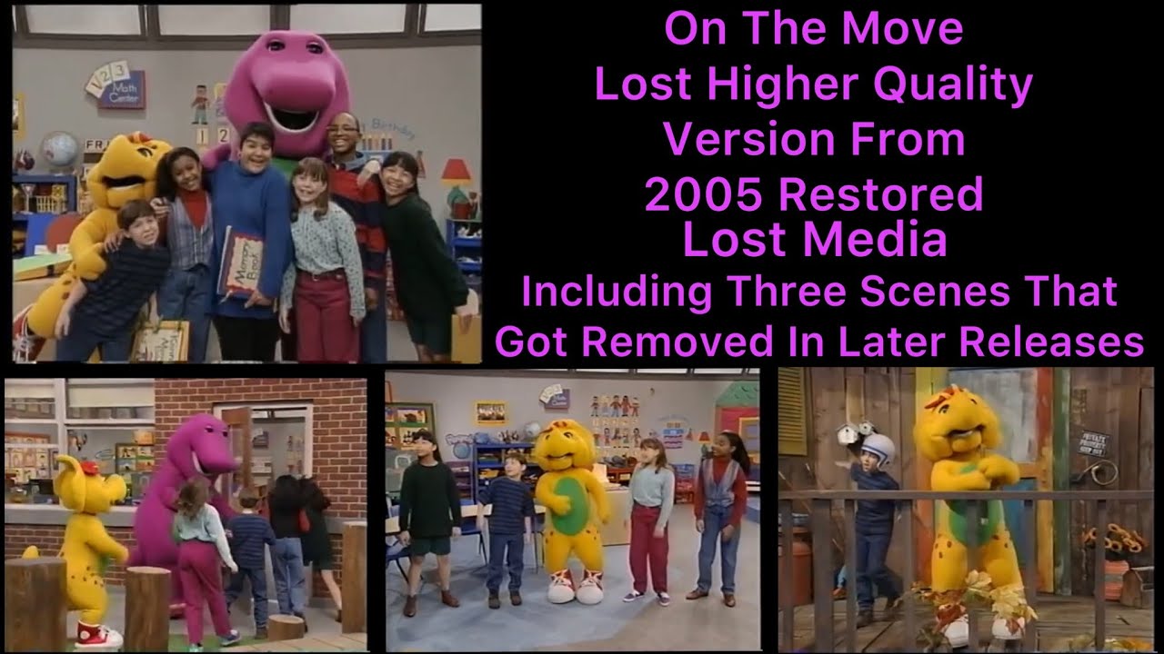 Lost Media: Barney and Friends On The Move Lost Higher Quality Version ...
