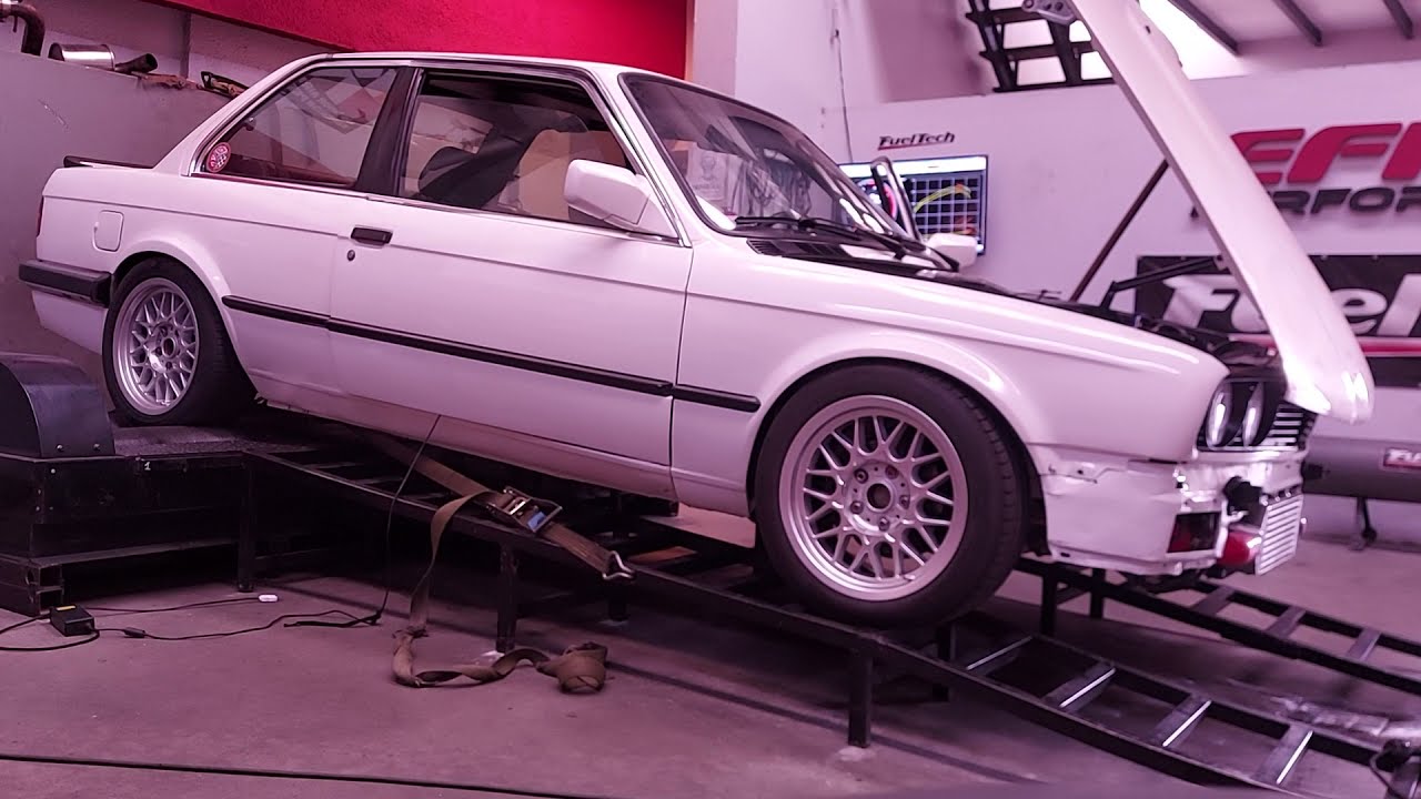 Bmw m20b25 Turbo 0.4bar 295hp - YouTube