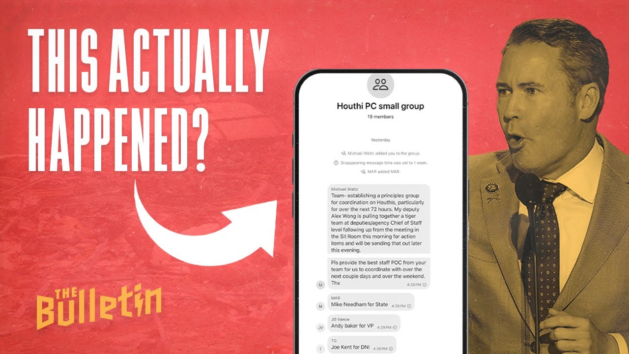 National Security Meltdown! Breaking Down the Jeffrey Goldberg Message ...