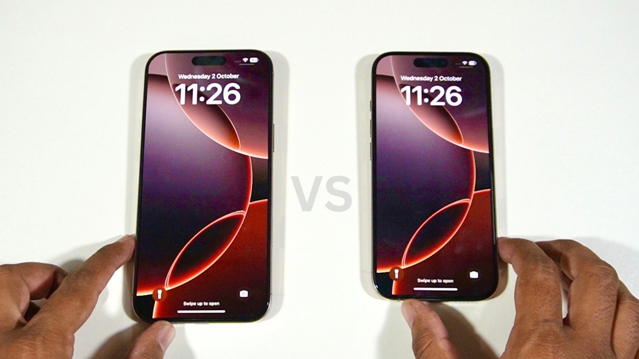 Apple iPhone 16 Pro Max vs iPhone 16 Pro Speed Test and Camera Compare ...