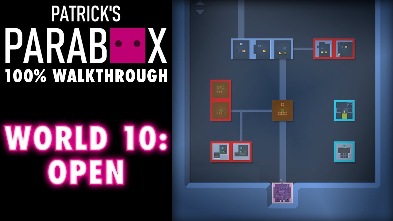 Patrick's Parabox "Open" All Puzzle Solutions | 100% All Levels ...