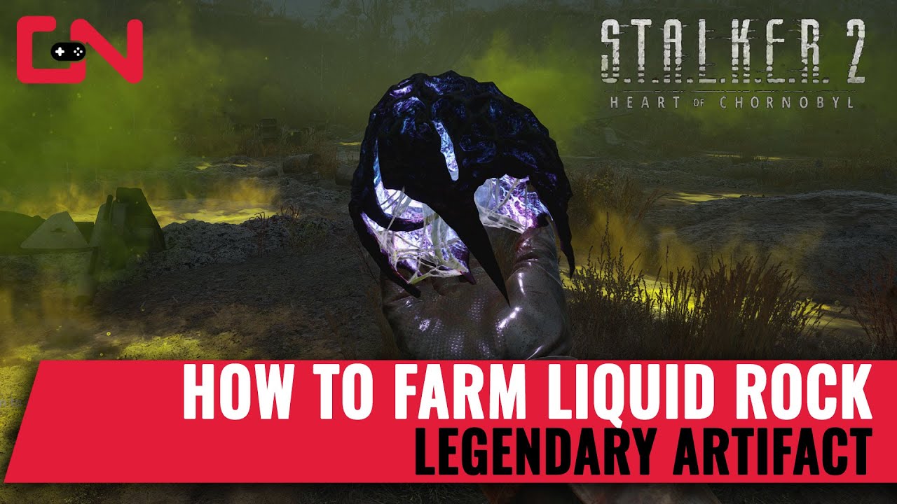 Stalker 2 Liquid Rock Legendary Artifact with Maximum Radiation ...
