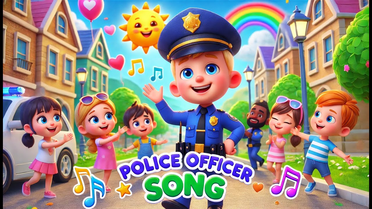 Brave and Strong! | Police Officer Song for Children | Sing N Clap ...