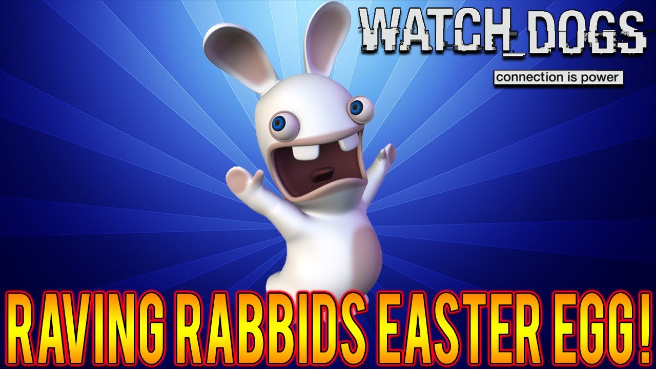 WATCHDOGS RAYMAN'S RAVING RABBIDS EASTER EGG/REFERENCE! "WATCHDOGS ...