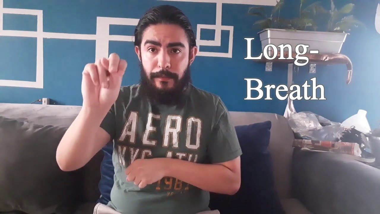 Breathe ASL (Sign Language)- Deaf - YouTube