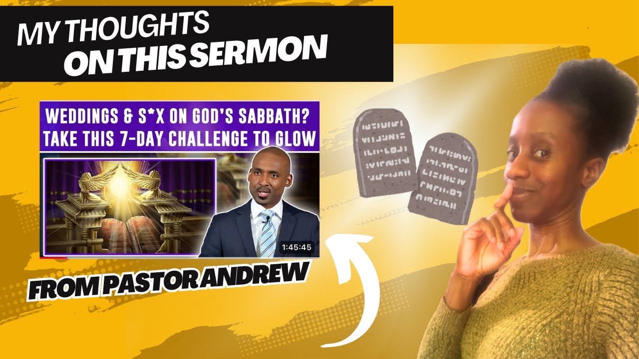 My Thoughts On This Sermon From Pastor Andrew On S*x and Marriage on ...