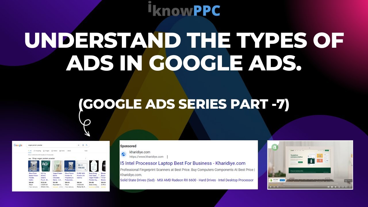 Understand the Types of Ads in Google Ads | Google Ads Series Part 7 ...