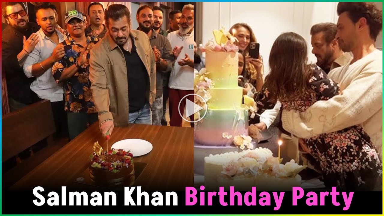 Salman Khan's 59th GRAND Birthday Celebration With Family And Friends ...