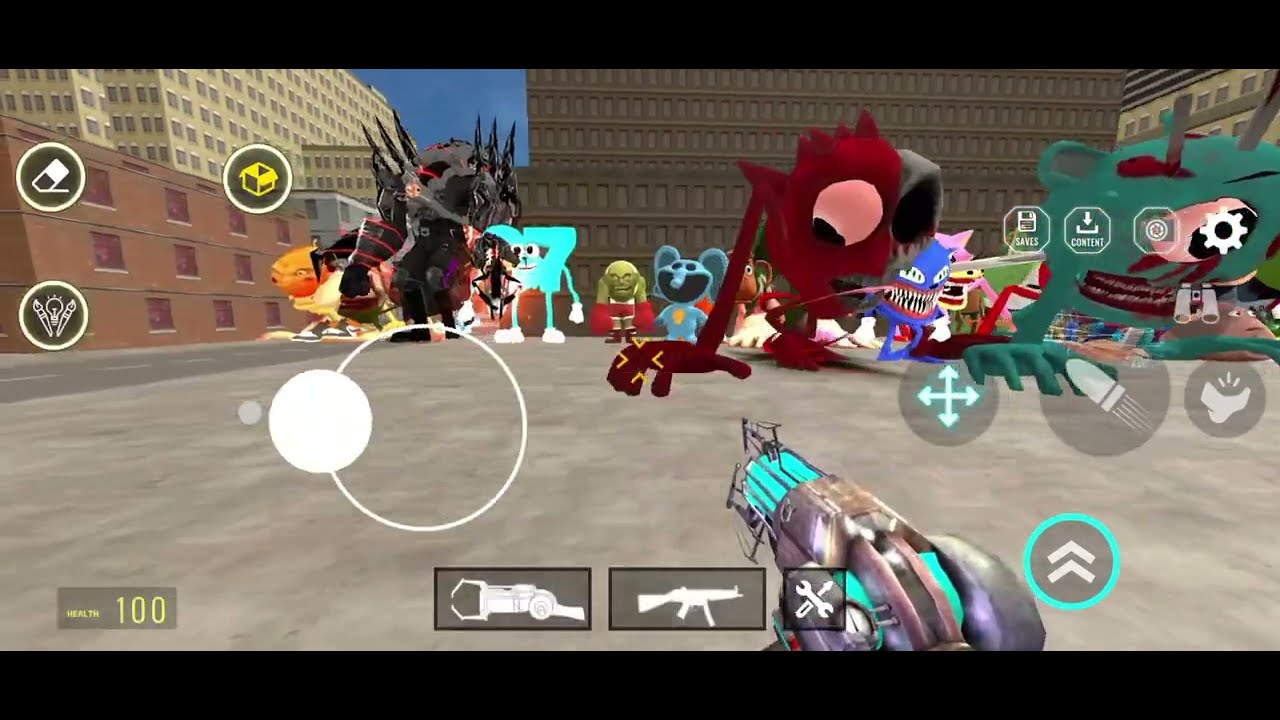 Nextbots in playground mod updated new la vaca black hole goat italian ...